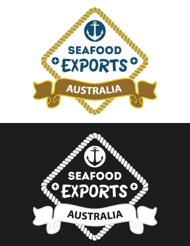 Masculine, Upmarket, It Company Logo Design for Seafood Exports ...