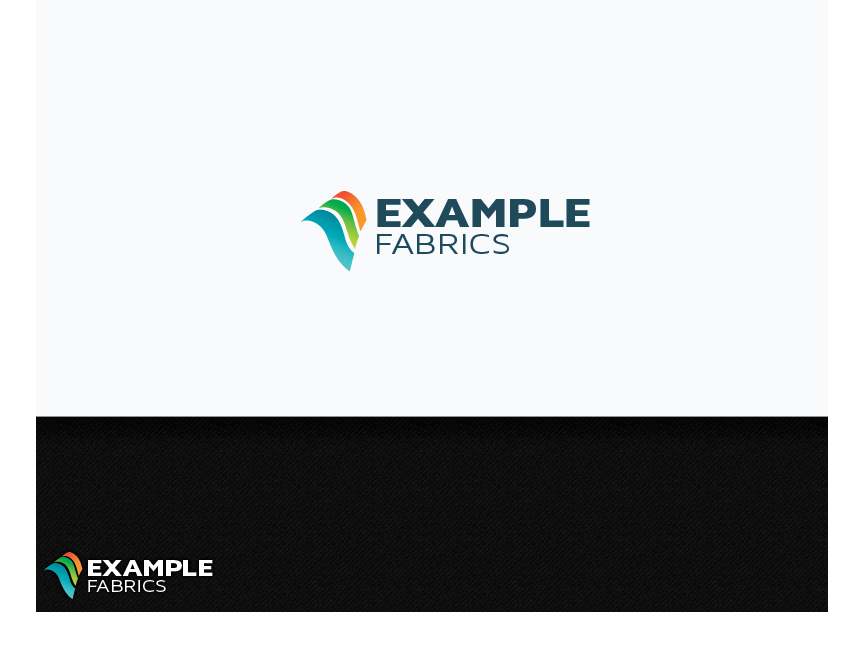 Professional, Colorful, Textile Logo Design for "Example Fabrics" by ...