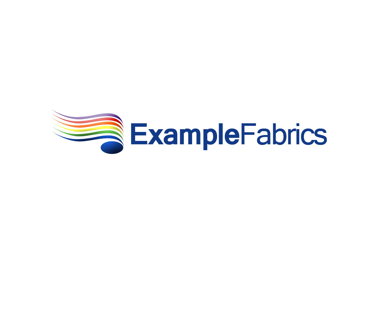 Professional, Colorful, Textile Logo Design for "Example Fabrics" by ...