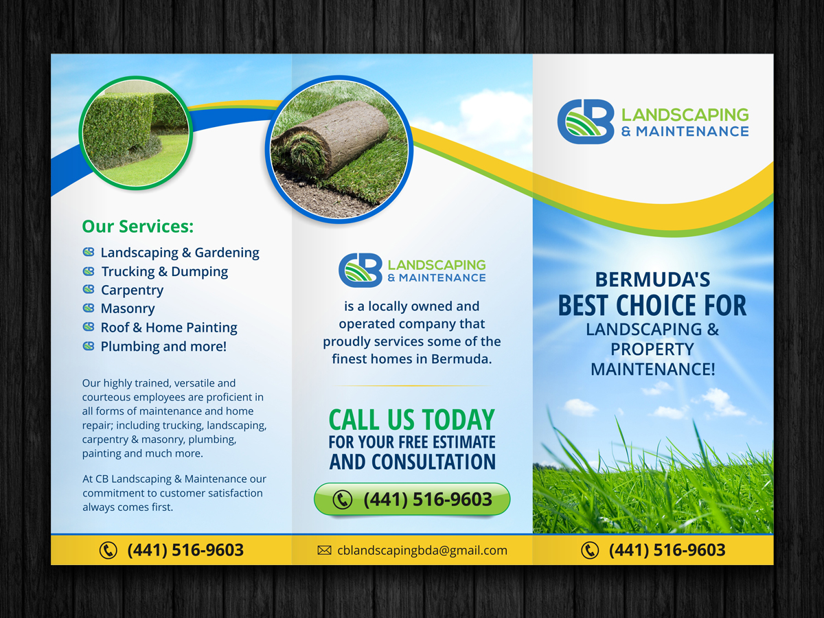 Business Flyer Design for CB Landscaping & Maintenance by ecorokerz ...