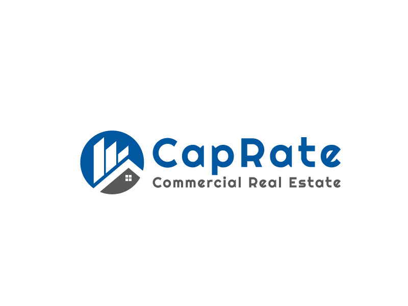 Bold, Serious, Real Estate Agent Logo Design for CapRate Commercial ...