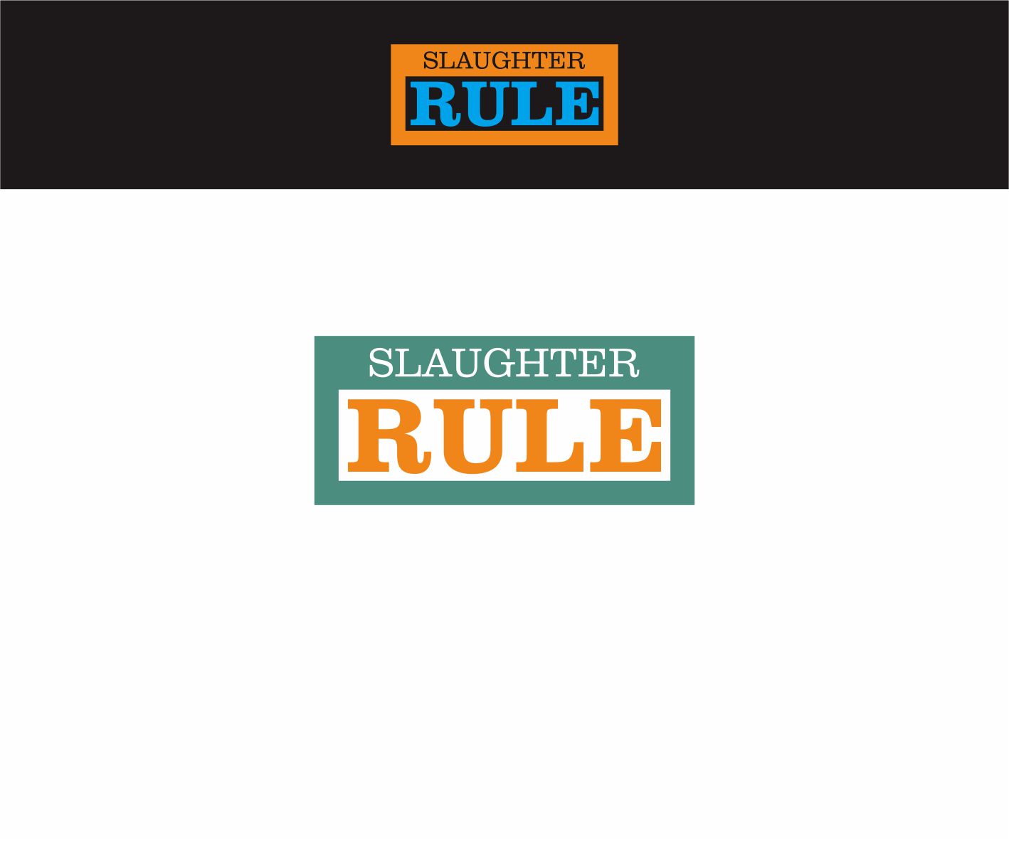 Bold, Masculine, Sporting Good Logo Design for Slaughter Rule and/or SR ...