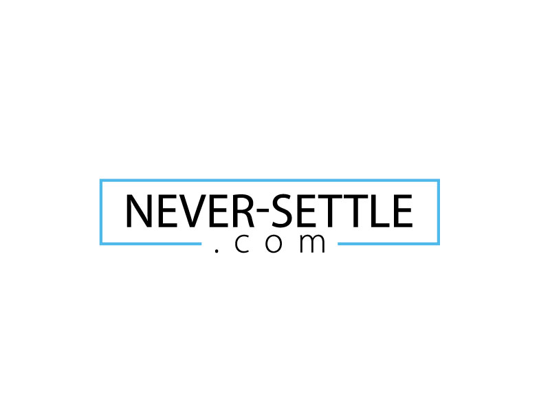 Blog logo for Never-Settle.com | 44 Logo Designs for Never-Settle.com ...