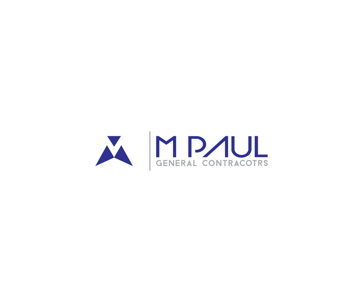 Professional, Upmarket, Contractor Logo Design for M PAUL general ...