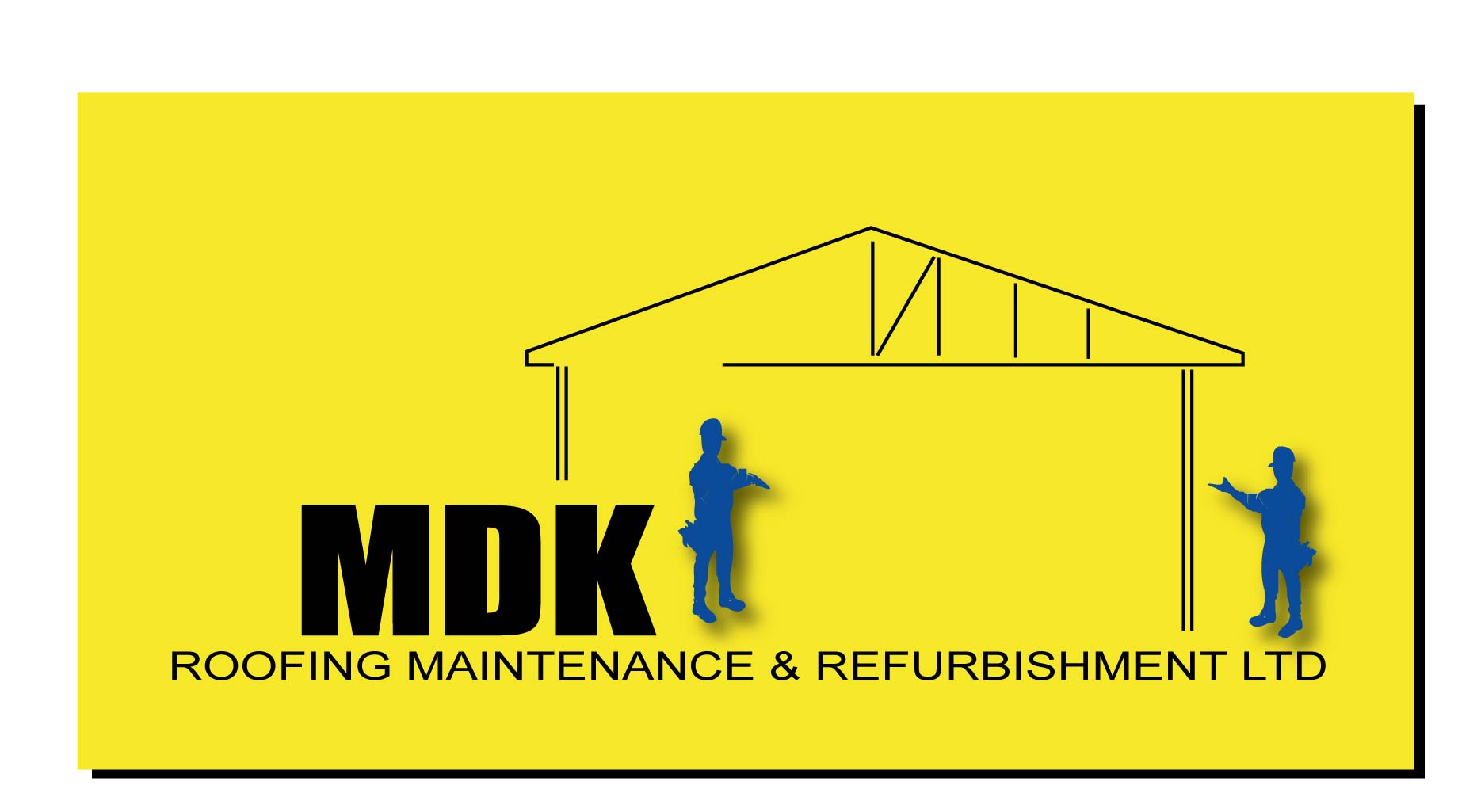 Construction Letterhead Design for MDK ROOFING MAINTENANCE ...