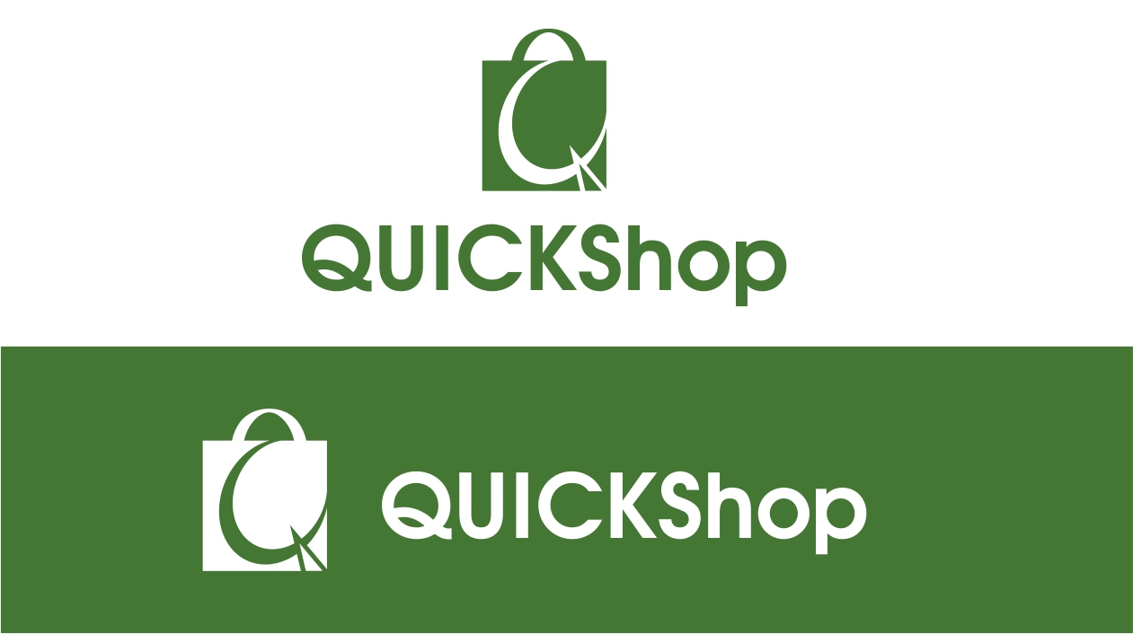 Upmarket, Bold, Online Shopping Logo Design for Quick Shop or QuickShop ...