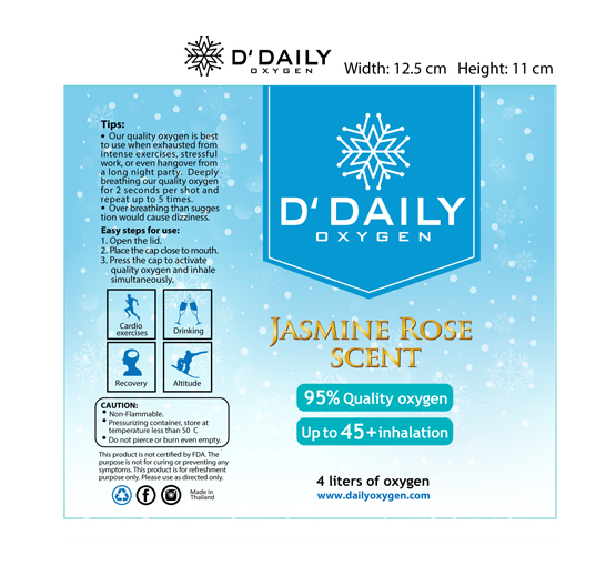 Modern, Professional Label Design for DAILY OXYGEN CO., LTD. by ERICK ...