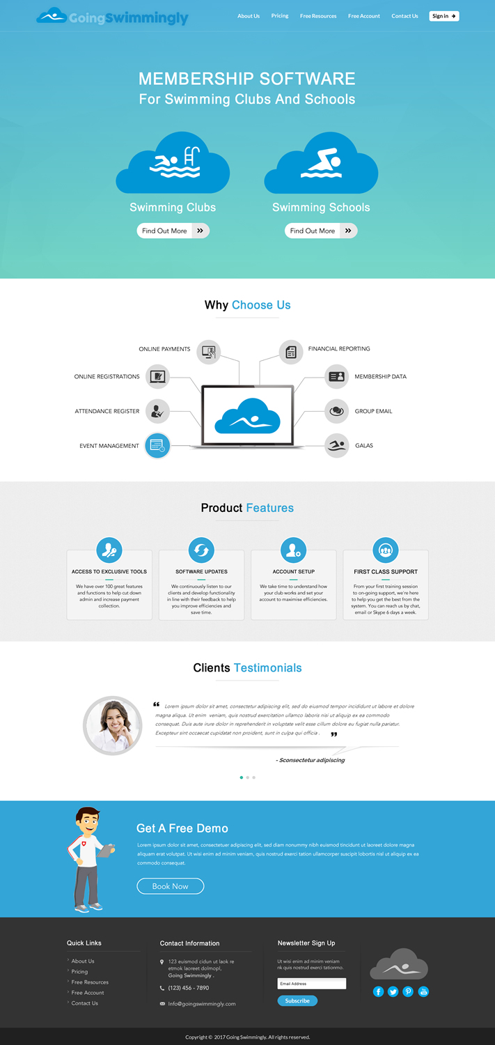 Modern, Personable, Internet Web Design for a Company by Sbss | Design ...