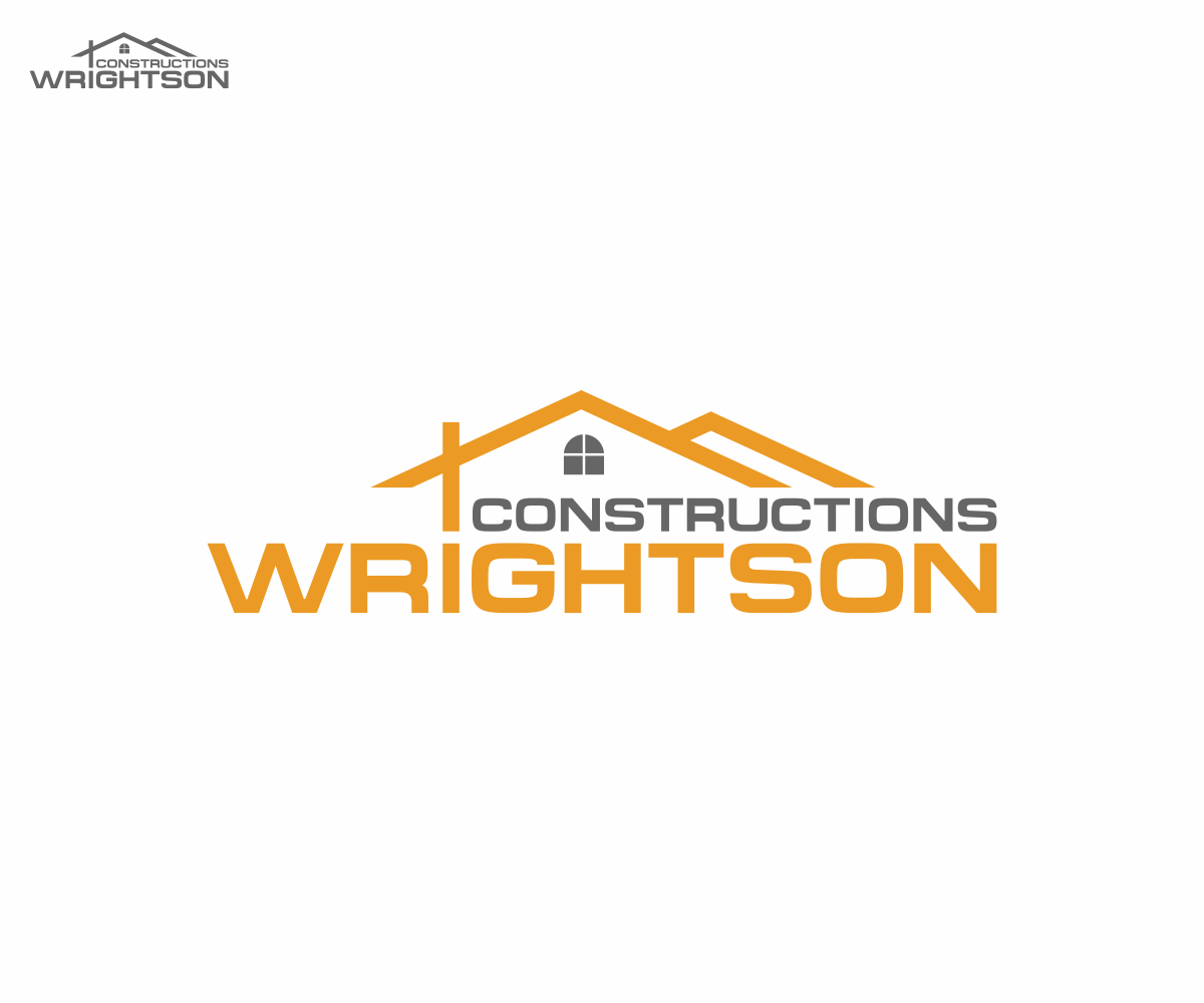 Masculine, Professional, Construction Company Logo Design for Wrightson Constructions WC by ...