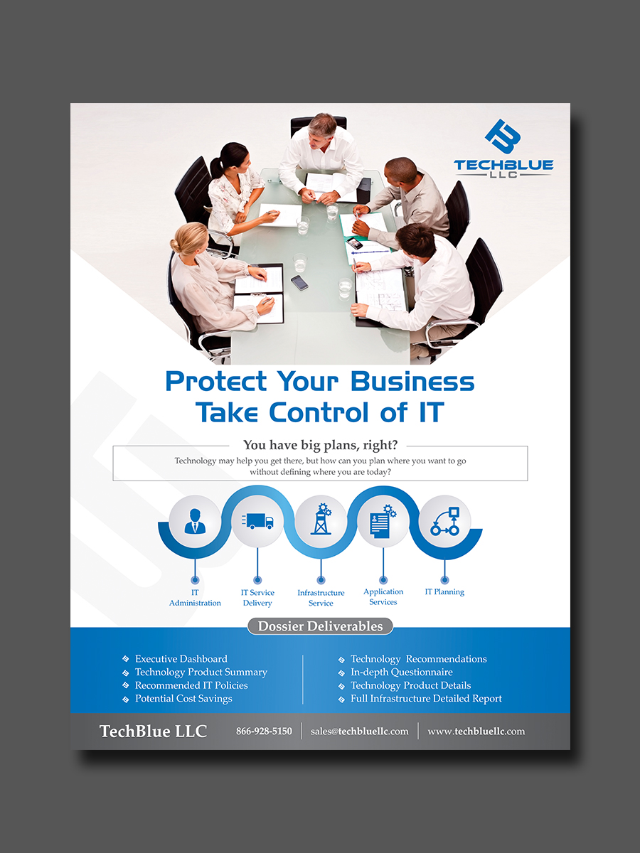 It Company Flyer Design for a Company by ESolz Technologies | Design ...