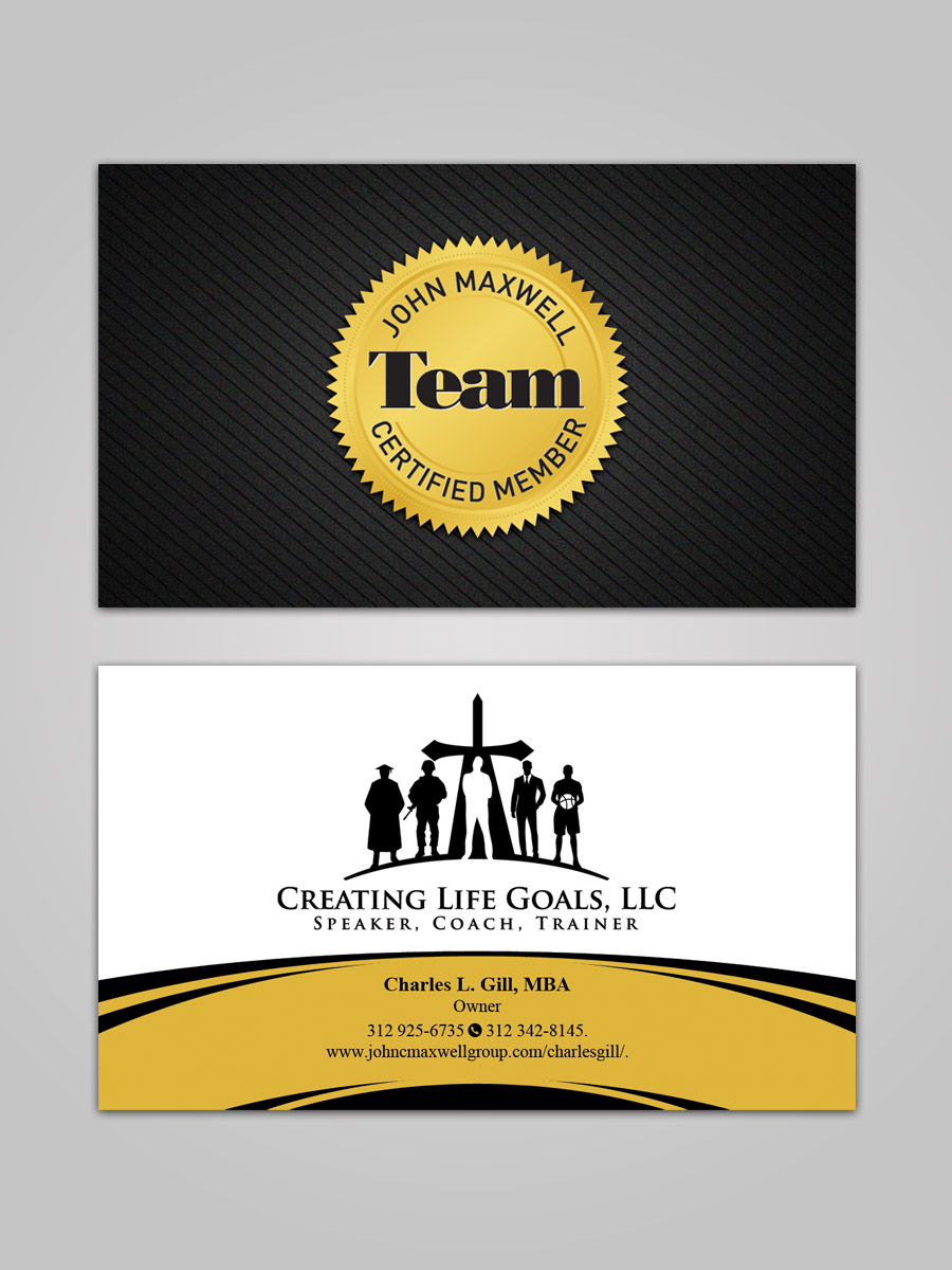 Professional, Elegant, Business Business Card Design for Creating Life ...