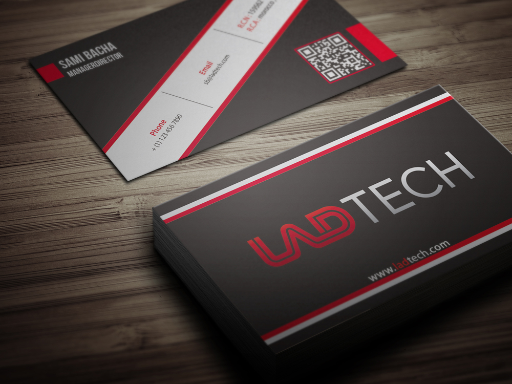Software Business Card Design for Ladtech Ltd by bachir7 | Design #2570617