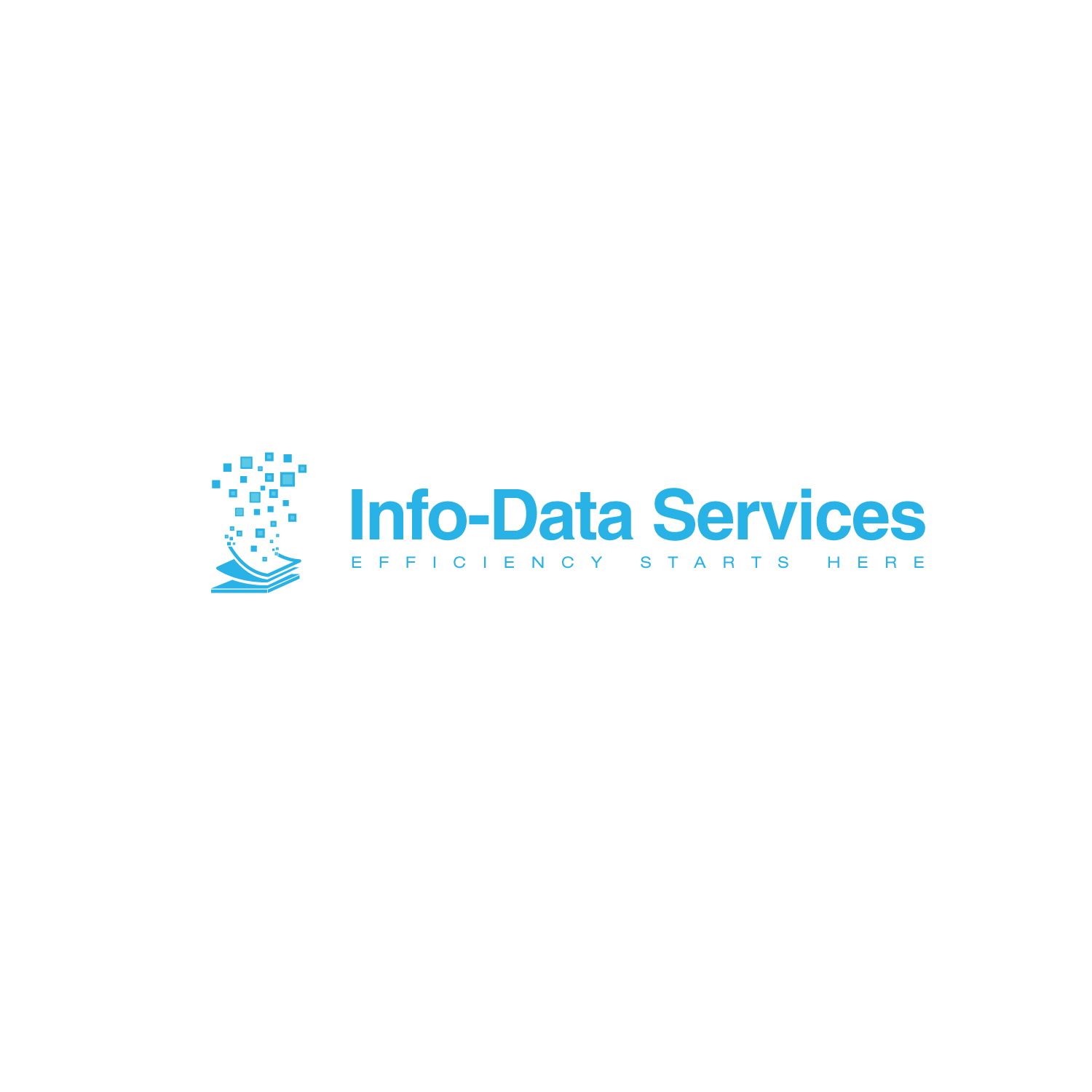 Bold, Serious, Business Service Logo Design for Info-Data Services ...