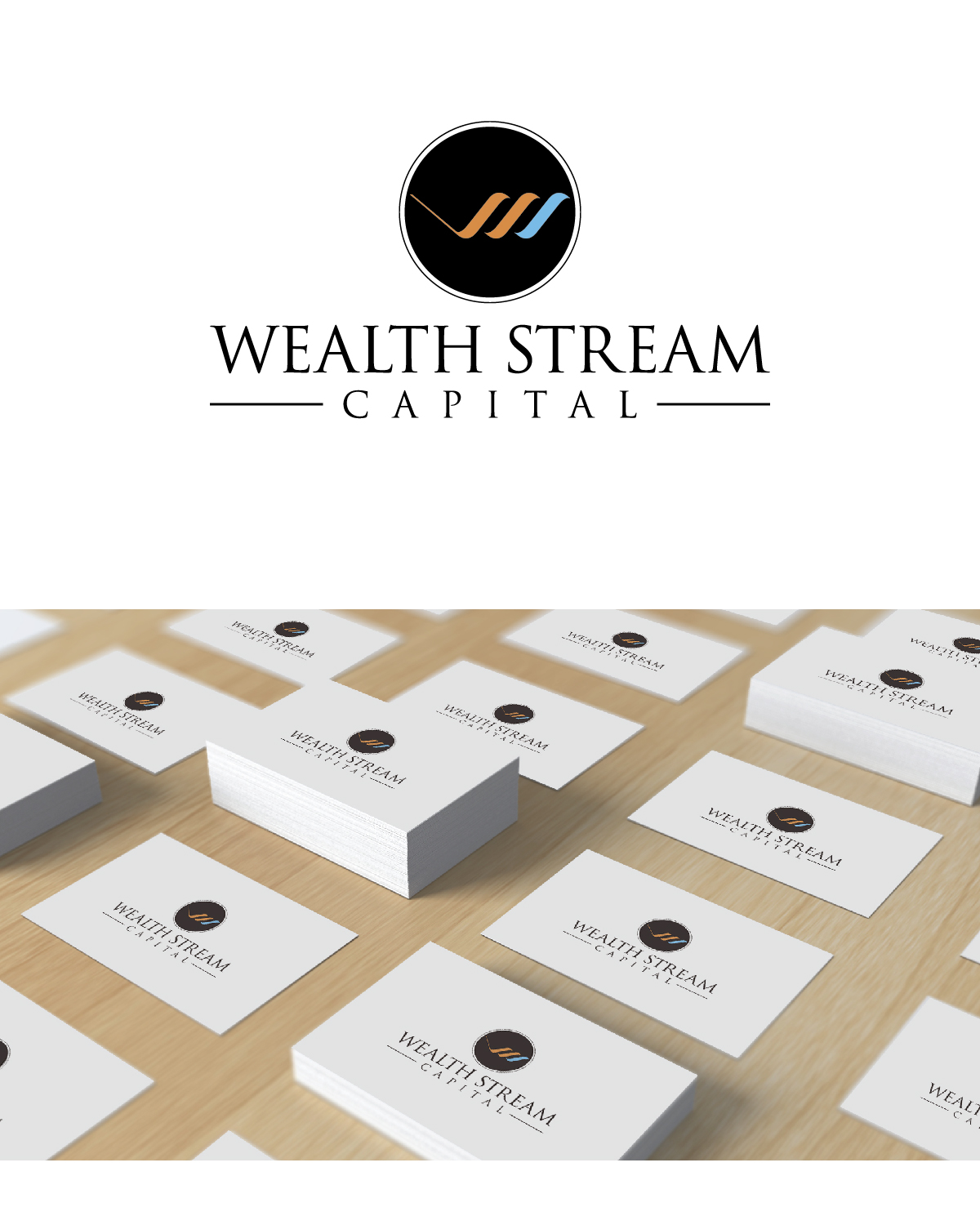 Elegant, Serious, Venture Capital Logo Design for Wealth Stream Capital ...