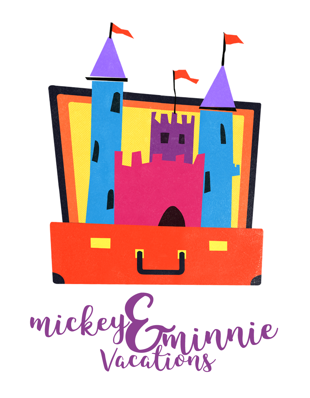 Personable, Playful, Travel Agent Logo Design for Mickey and Minnie ...