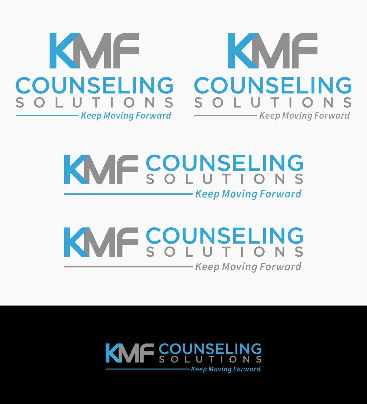 Professional, Serious, Mental Health Logo Design for KMF Counseling ...
