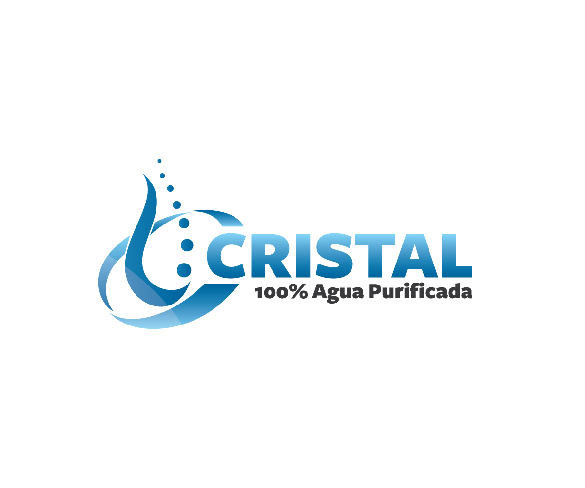 Bold, Modern, Water Company Logo Design for CRISTAL - 100% agua ...