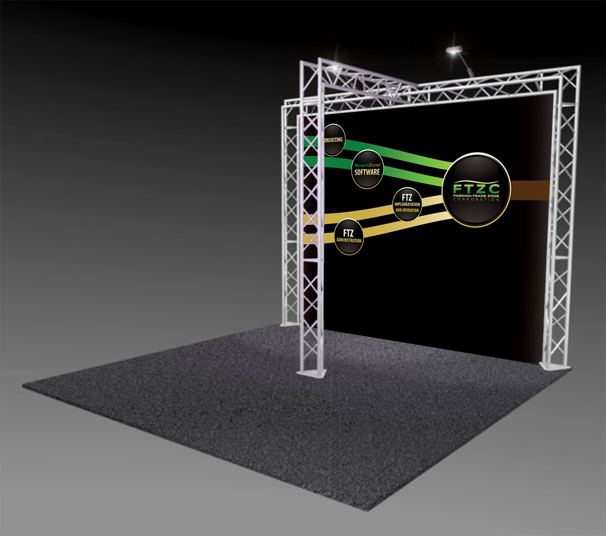 Professional, Upmarket, Software Trade Show Booth Design for a Company ...