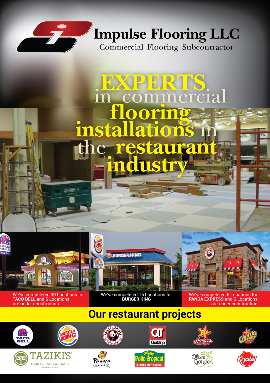 Professional, Masculine, Construction Flyer Design for Impulse Flooring LLC. by Impressive Sol ...