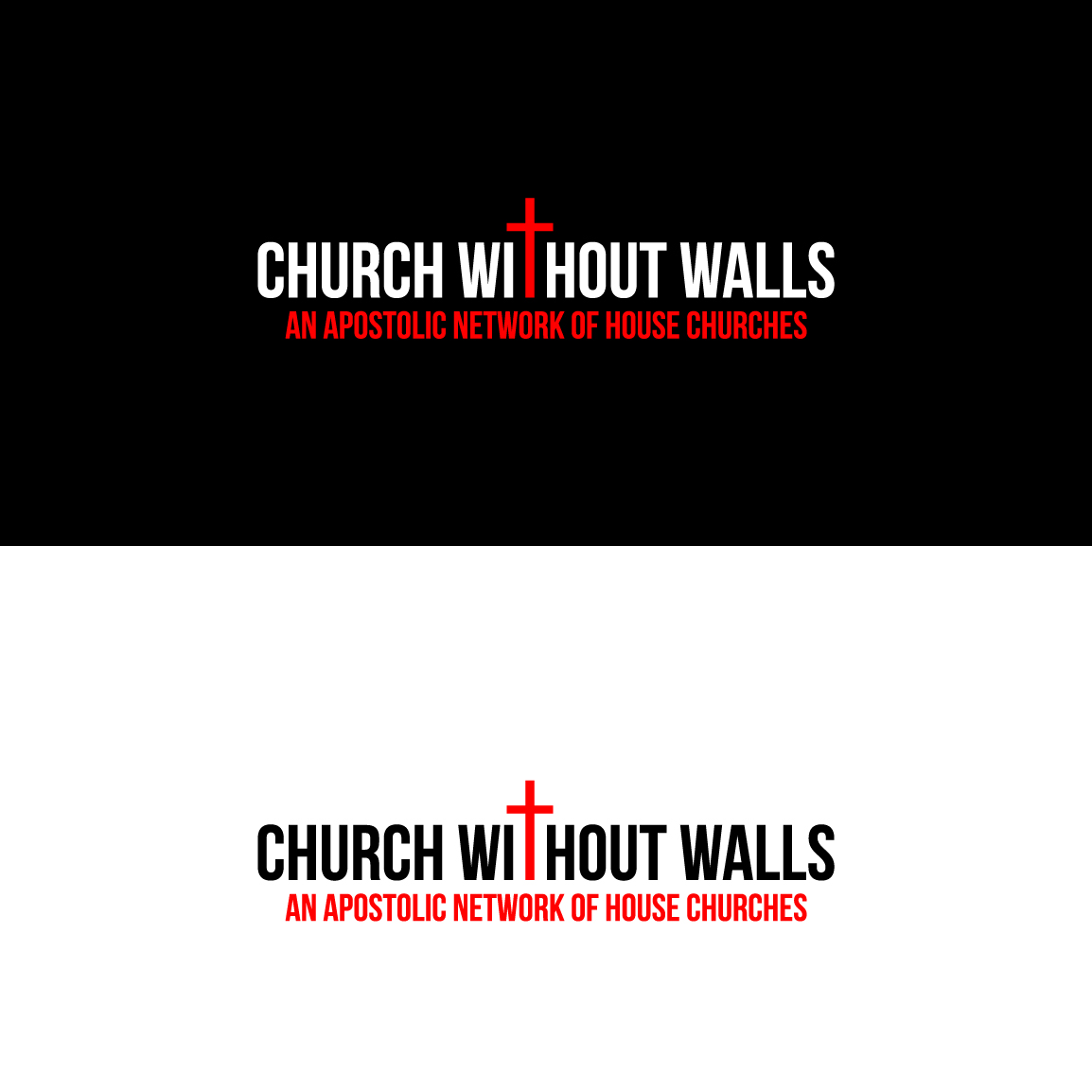 Bold, Serious Logo Design for CHURCH WITHOUT WALLS - subtitle: An ...