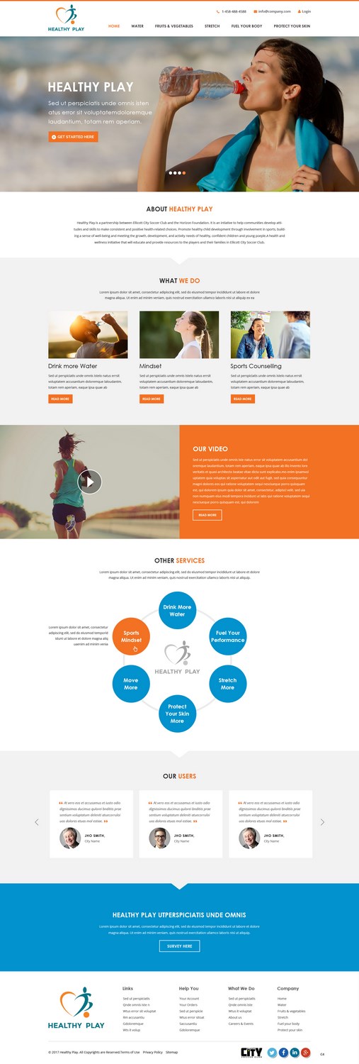 Playful, Modern, Health And Wellness Web Design for a Company by pb ...