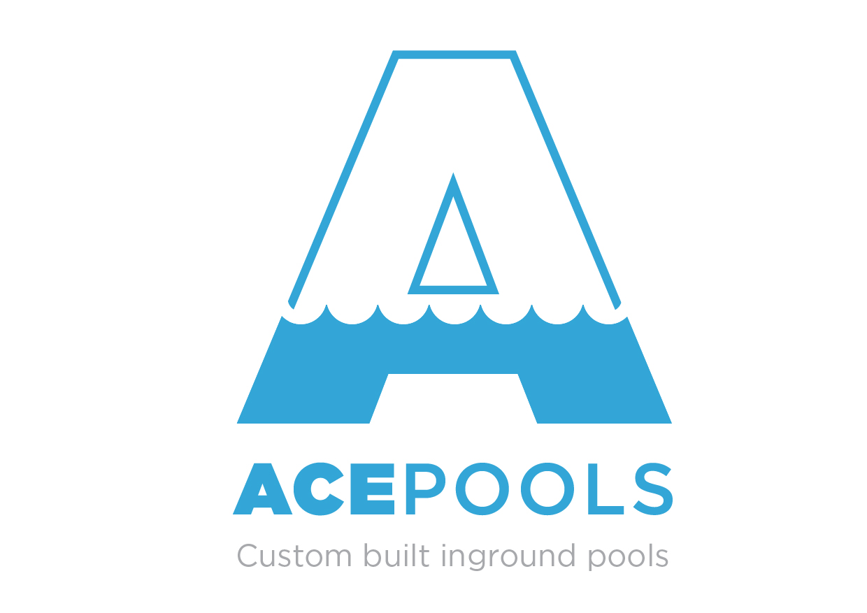 Bold, Professional, It Company Logo Design for Ace Pools custom built ...