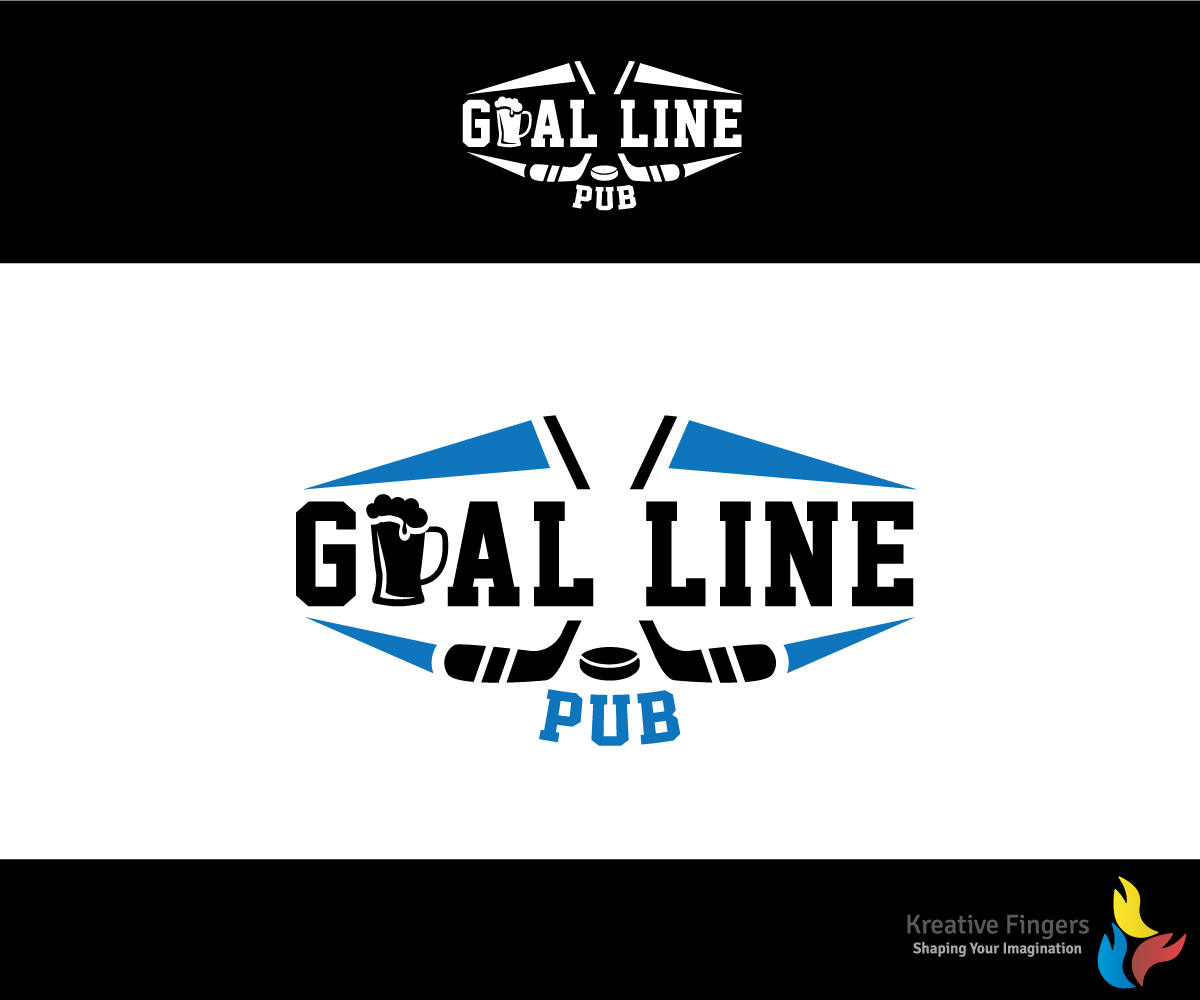 Masculine, Conservative, Restaurant Logo Design for Goal Line Pub by ...