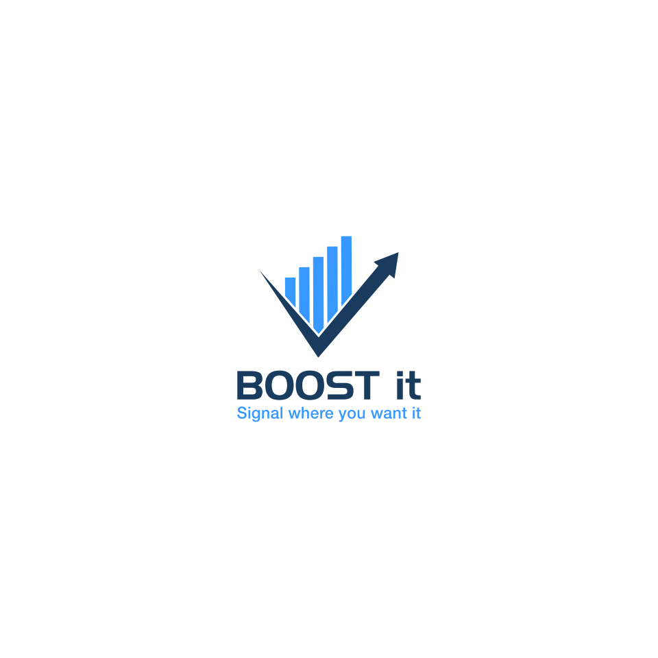 Modern, Professional, Wireless Communication Logo Design for Boost It ...