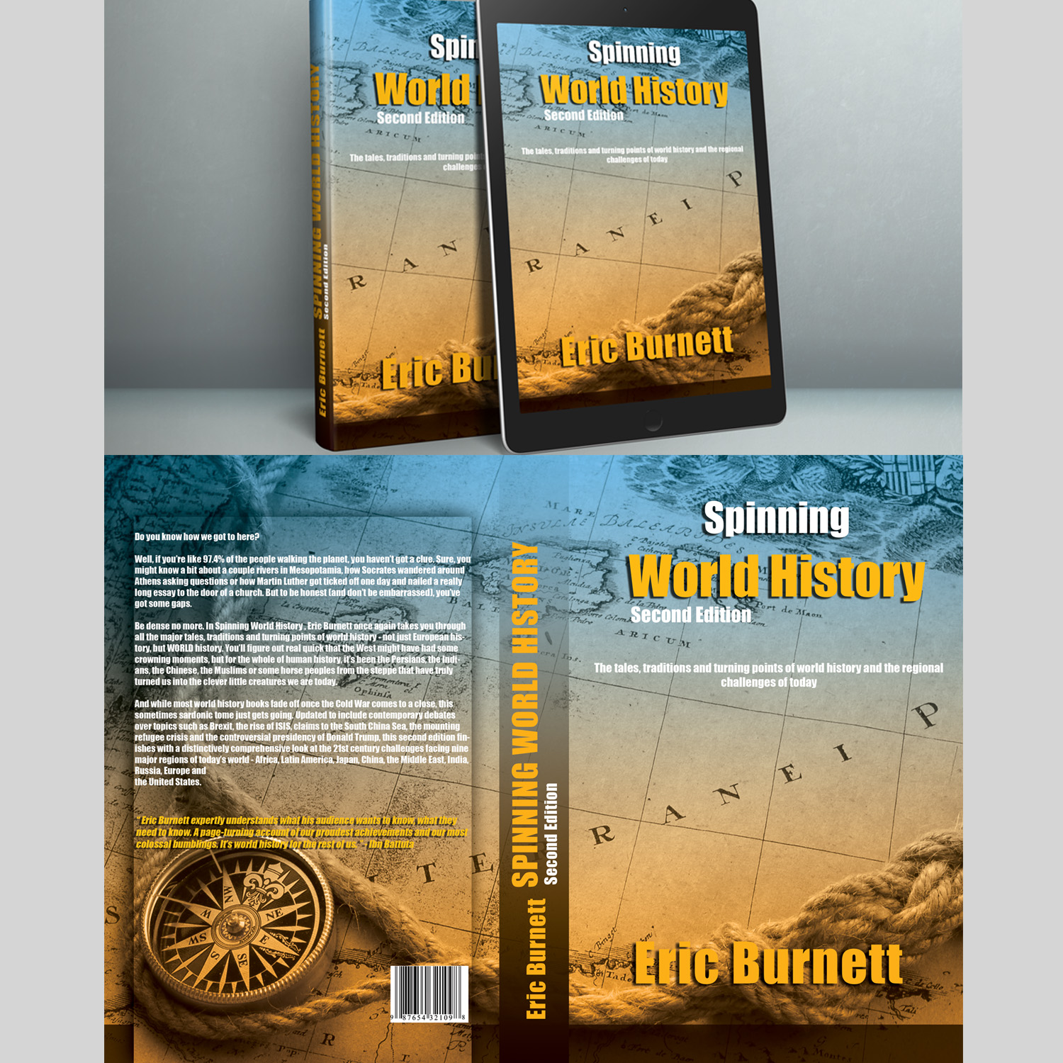 Serious, Modern Book Cover Design for Eric Burnett by M DIDIN HAWARI ...