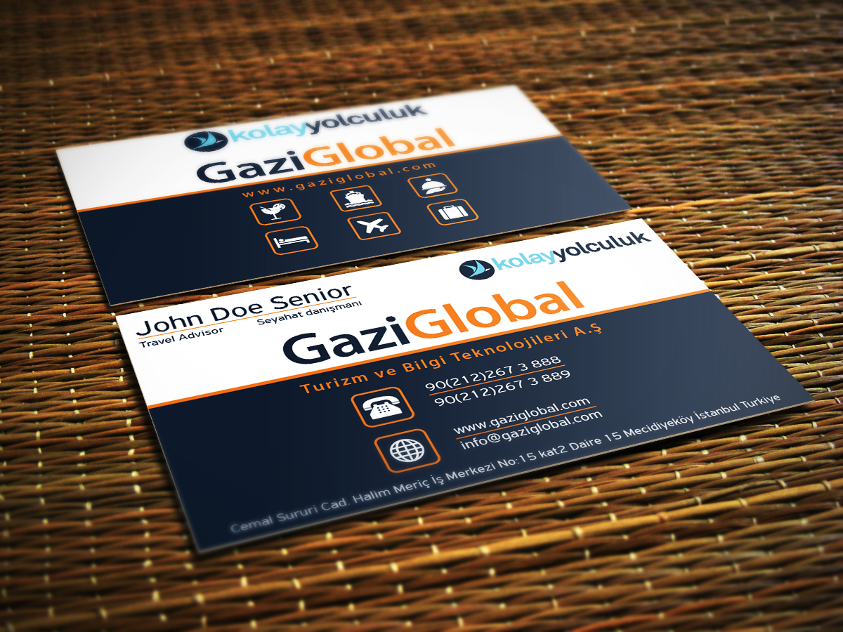 Professional, Modern, Travel Business Card Design for a Company by ...