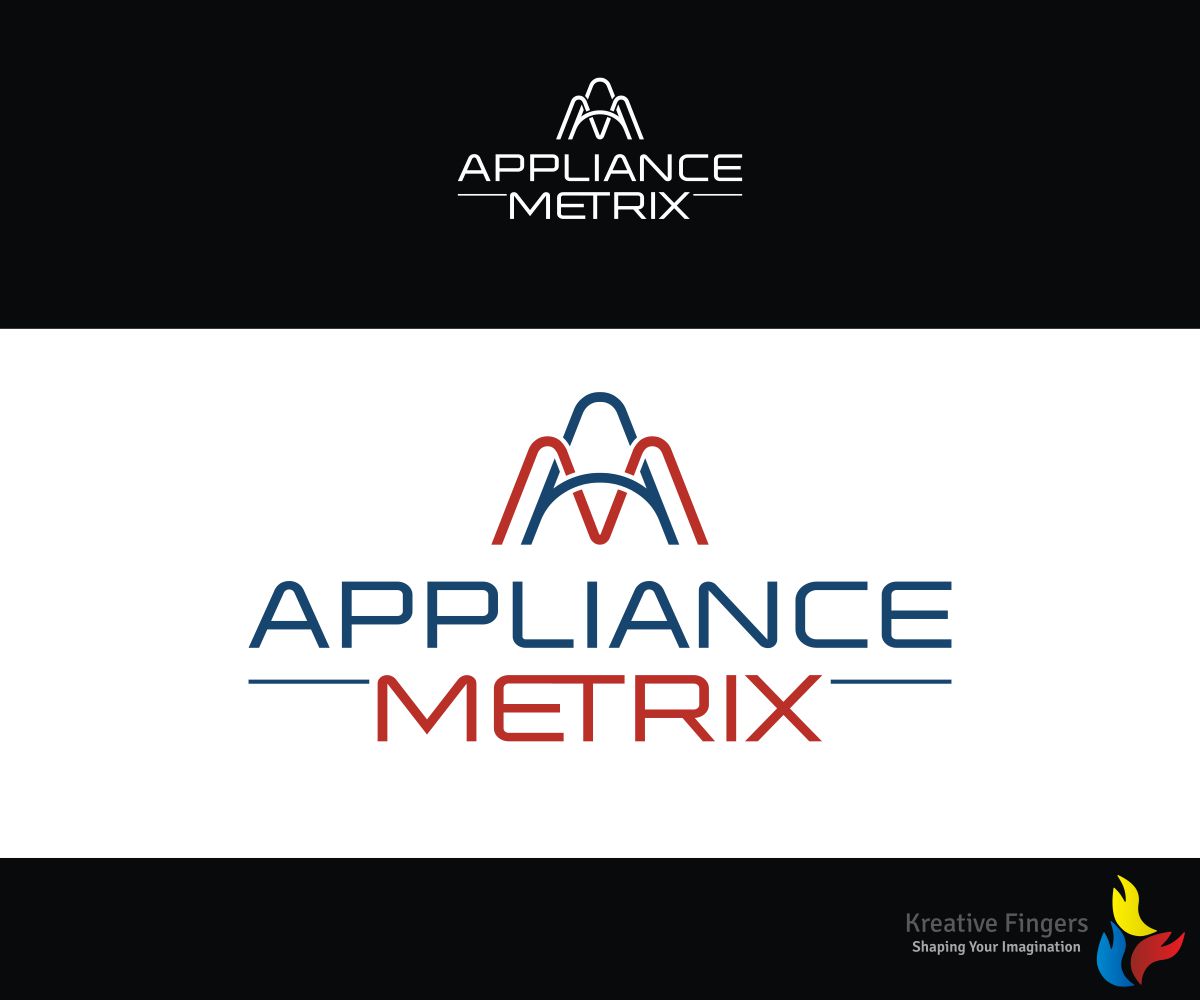 Modern, Professional, Appliance Logo Design for ApplianceMetrix or AM ...