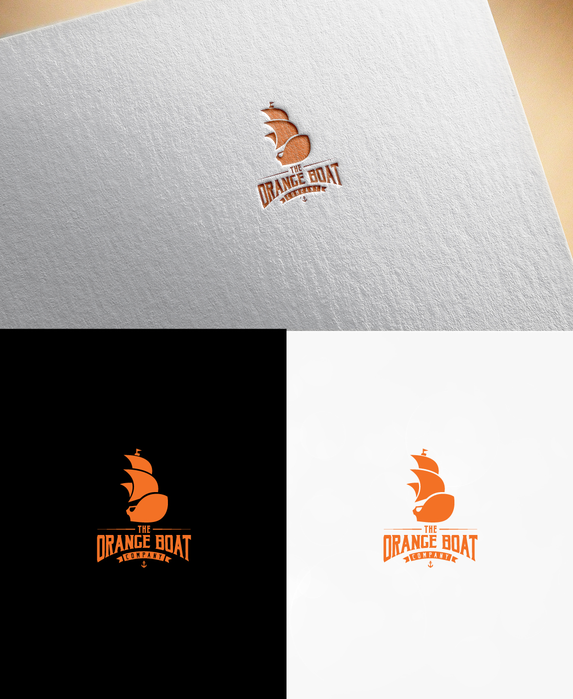 Playful, Traditional, Marine Logo Design for The Orange Boat Company by ...