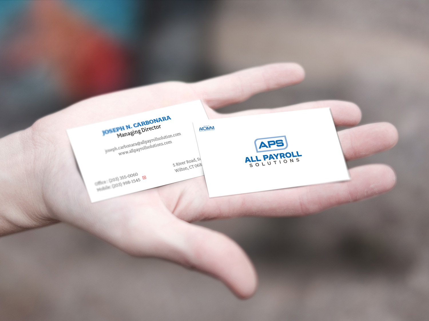 Serious, Modern, Financial Service Business Card Design for All Payroll ...