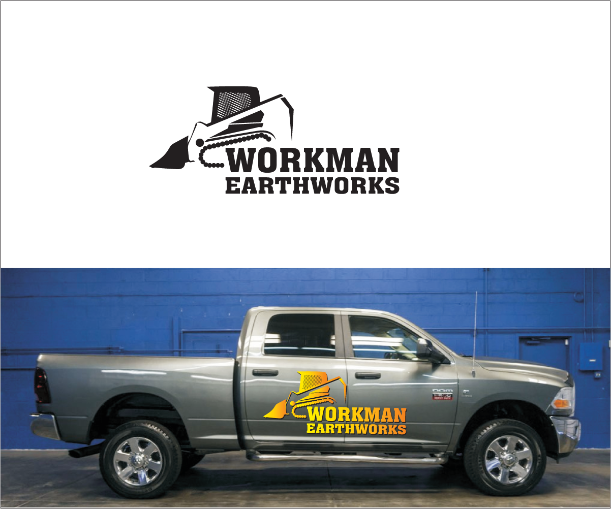 Masculine, Serious, Construction Logo Design for Workman Earthworks by ...