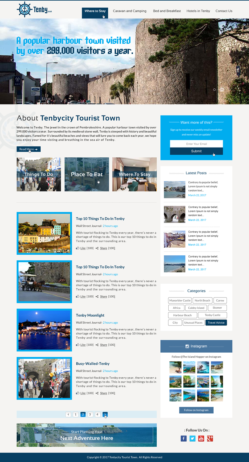 Modern, Colorful, Town Web Design for a Company by Sbss | Design #14206929