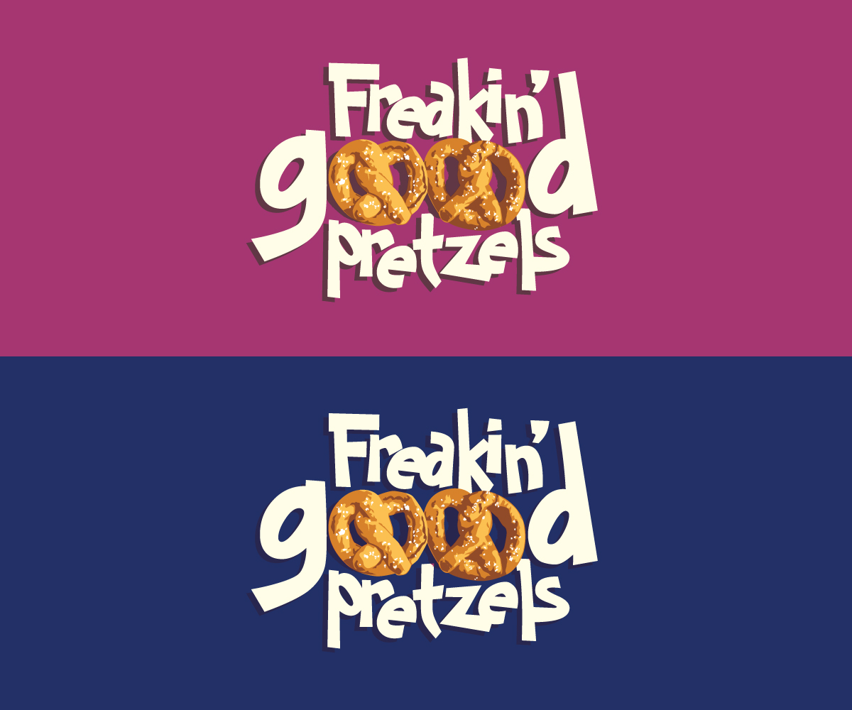 Elegant, Playful, It Company Logo Design for Freakin' Good Pretzels by ...