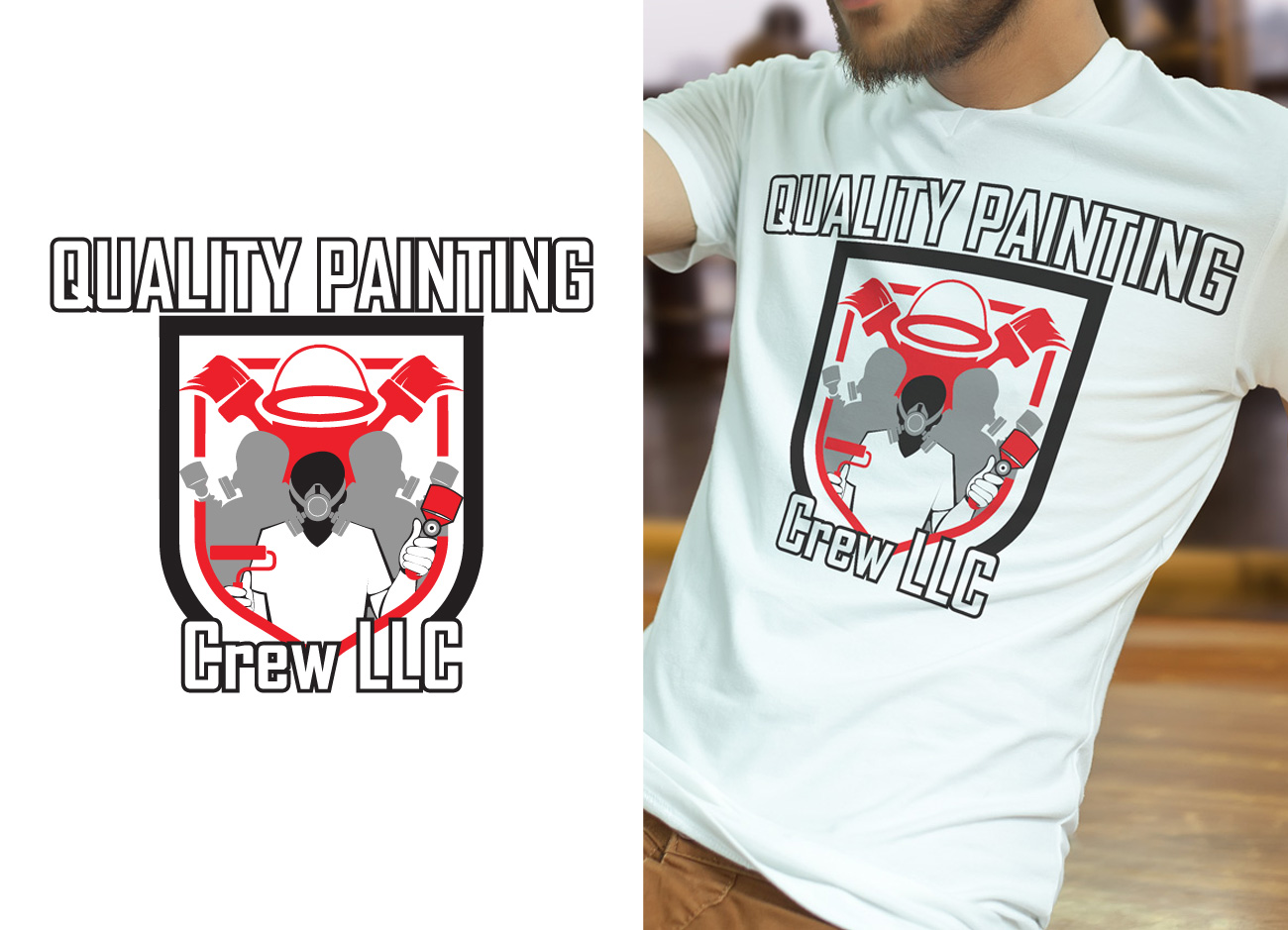 Modern, Professional, Painting Logo Design for Quality Painting Crew ...