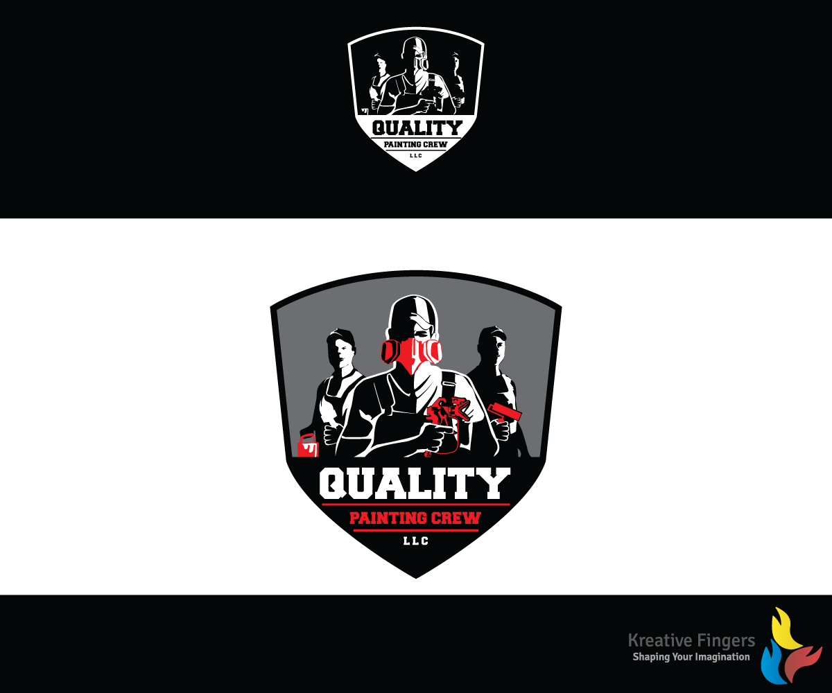 Modern, Professional, Painting Logo Design for Quality Painting Crew ...