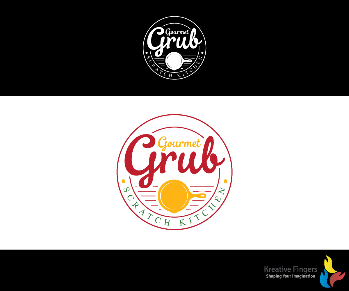 Modern, Elegant, Restaurant Logo Design for Gourmet Grub Scratch ...