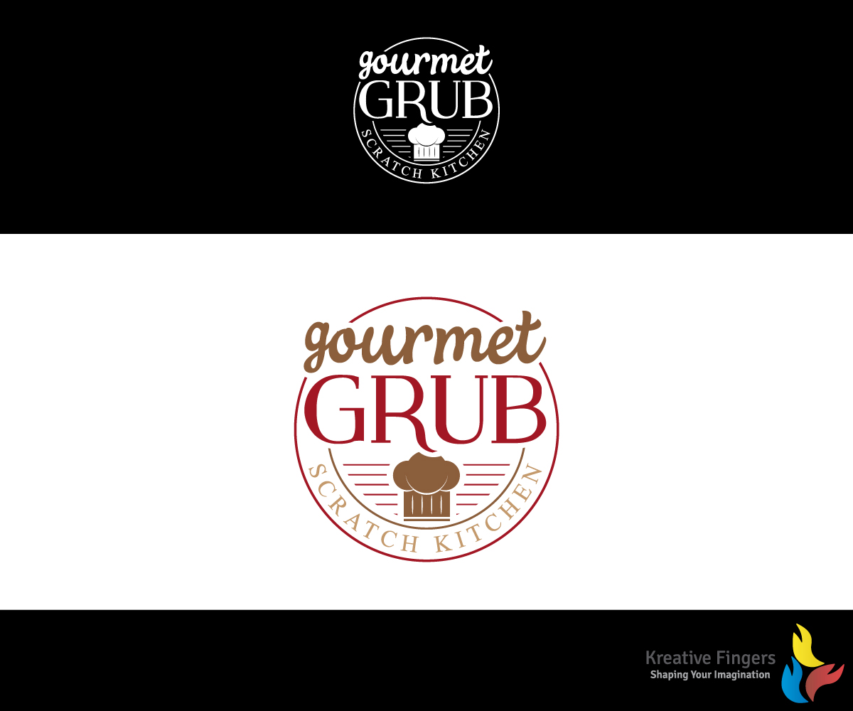 Modern, Elegant, Restaurant Logo Design for Gourmet Grub Scratch ...