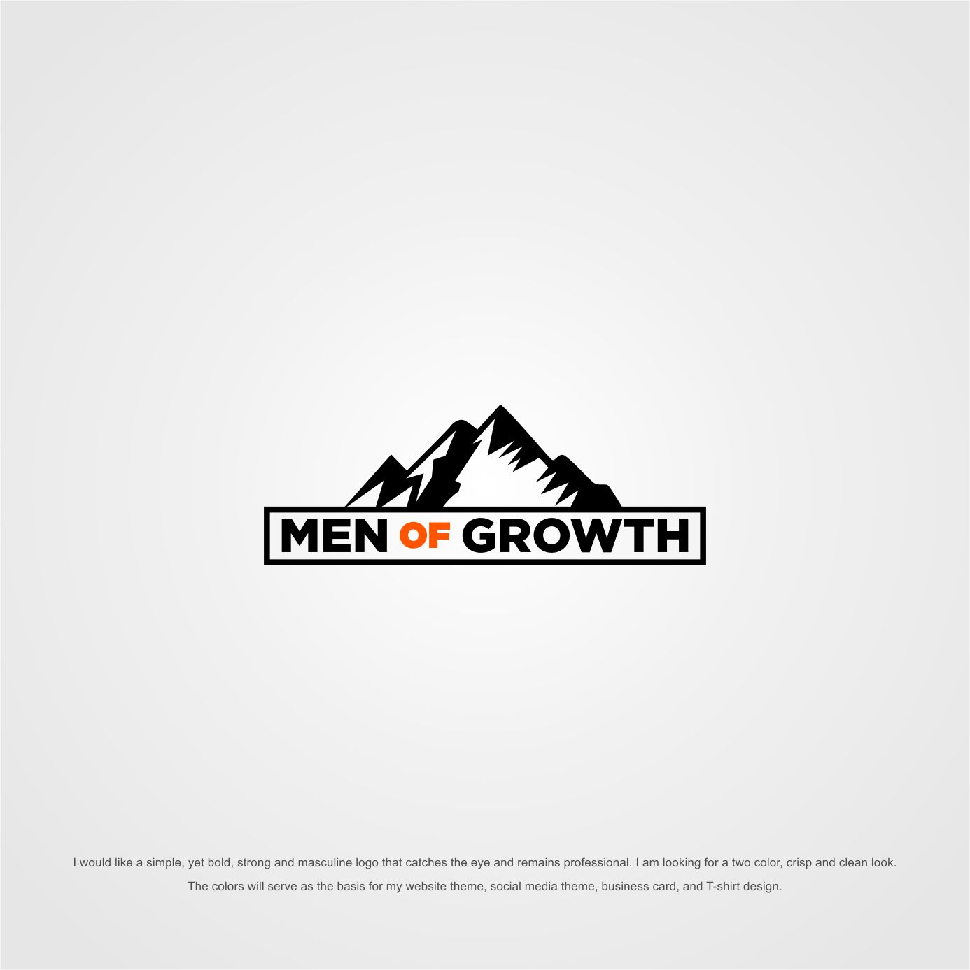 Bold, Masculine, Life Coaching Logo Design for Men of Growth by ESolz ...