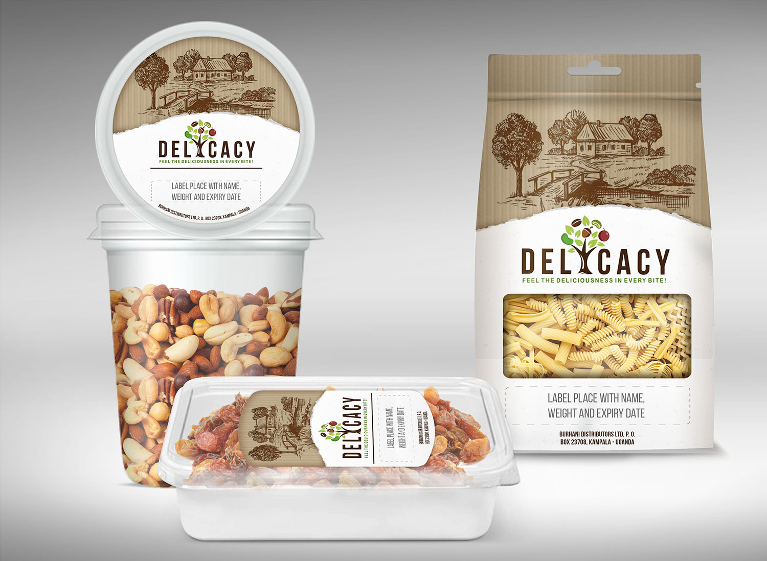 Bold, Conservative, Business Packaging Design for Zahra Food Industries ...