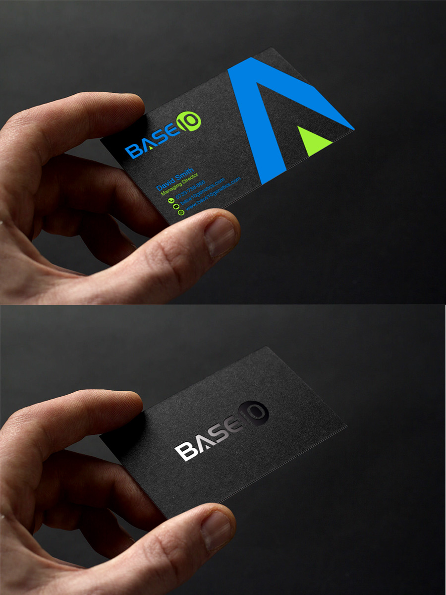 Professional, Upmarket, Biotechnology Business Card Design for a ...