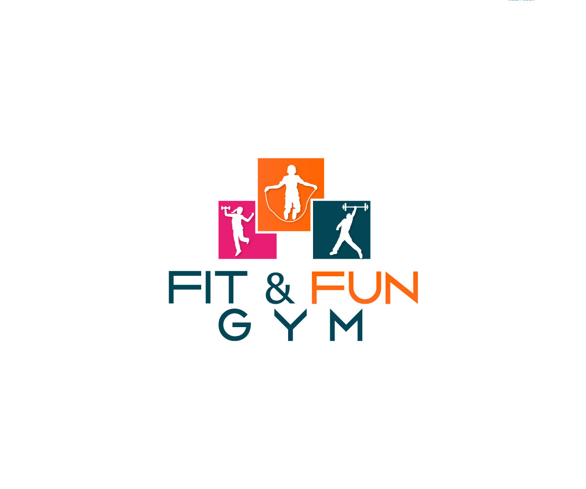 Bold, Serious, Fitness Logo Design for Fit & Fun Gym by Unicgraphs ...