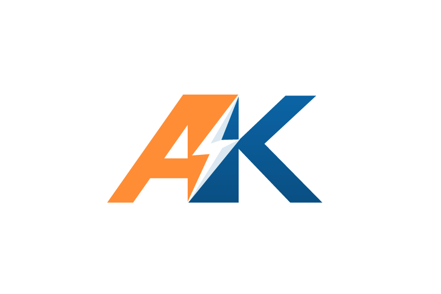 Elegant, Playful, Electrical Logo Design for AK (with Electrical Sign ...