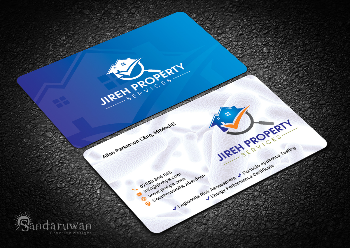 Serious, Professional, Property Management Business Card Design for ...