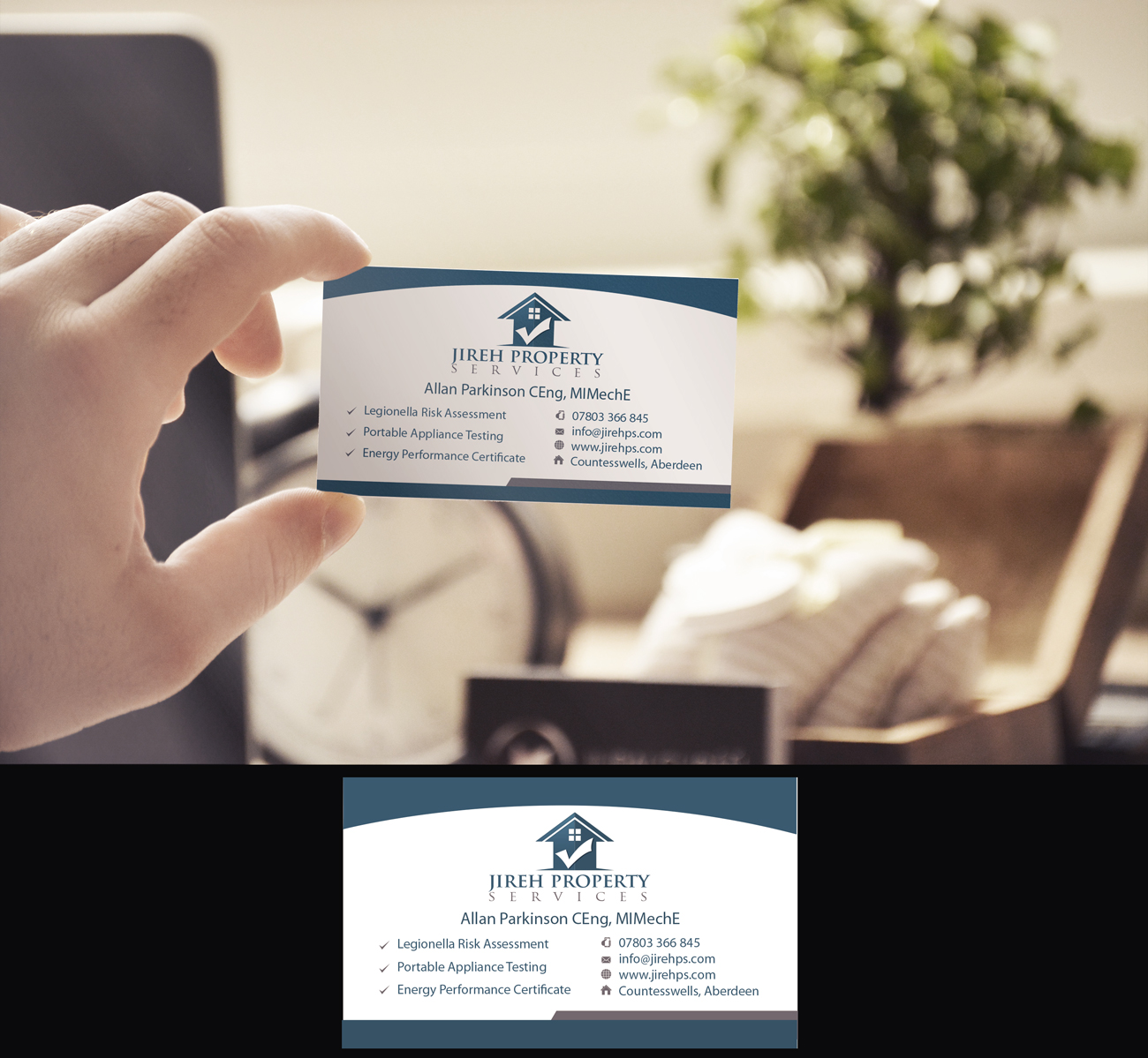 Serious, Professional, Property Management Business Card Design for ...
