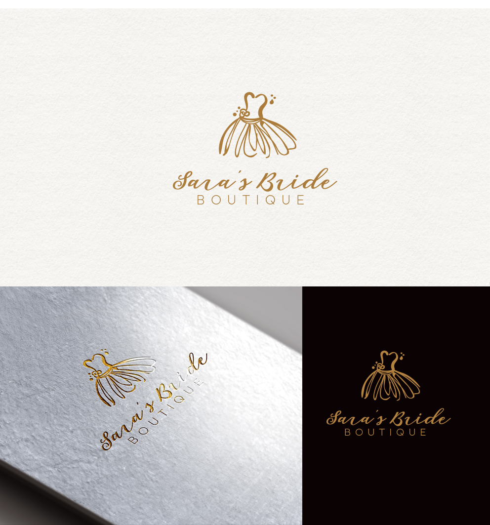 Feminine, Elegant, Boutique Logo Design for Sara's Bridal Boutique by ...