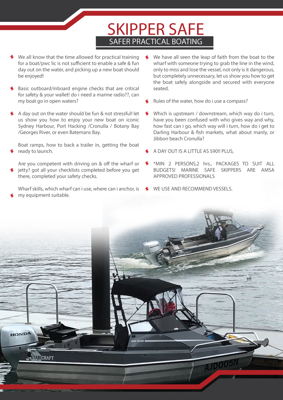 Upmarket, Playful, Marine Flyer Design for Skipper Smart A Safe Skipper ...