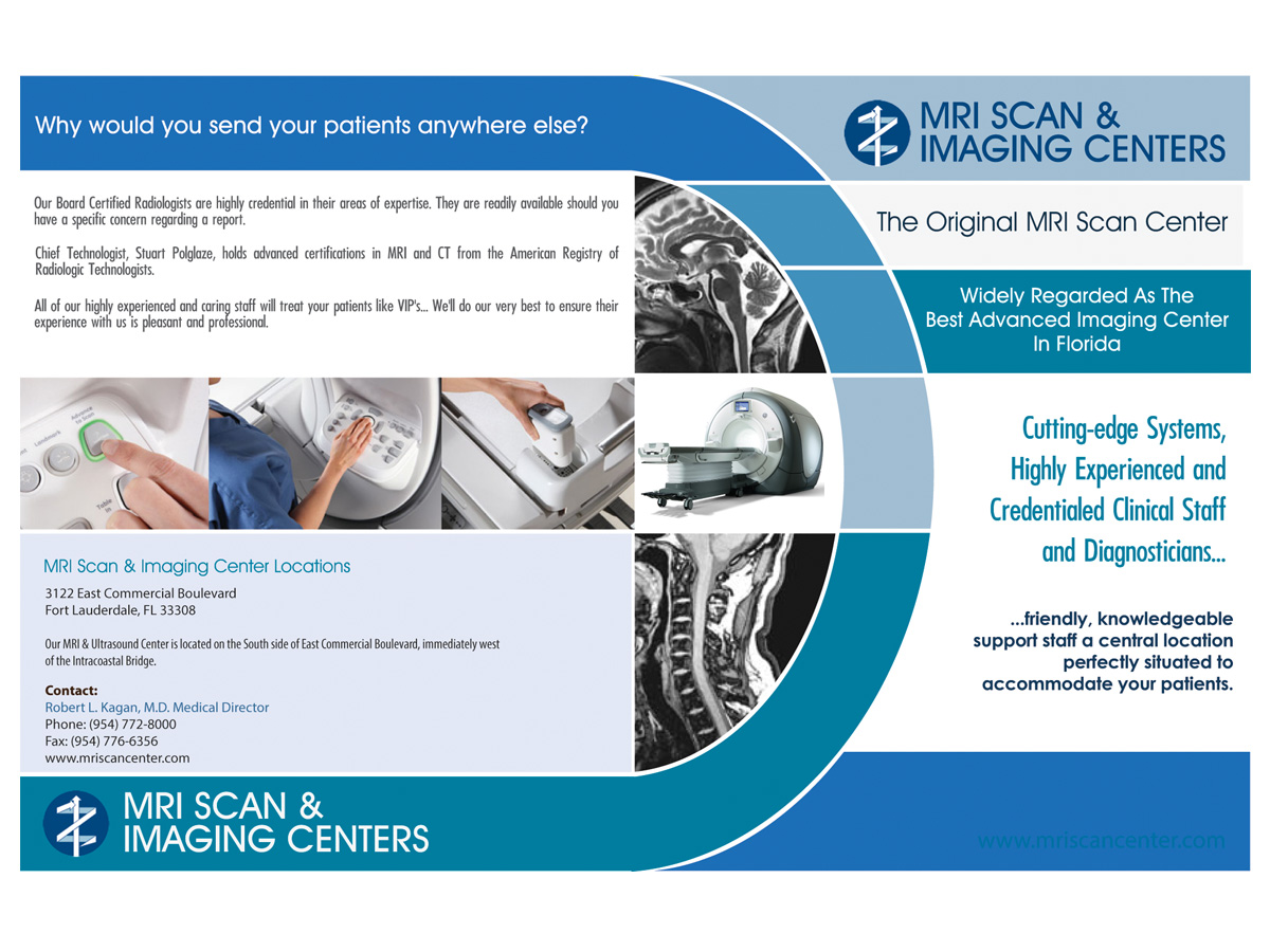 Serious, Professional, Mri Brochure Design for MRI Scan Center by ...